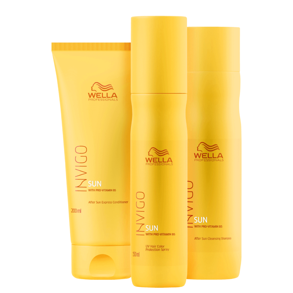 Kit Invigo Sun Wella - Brulee Love for Hair